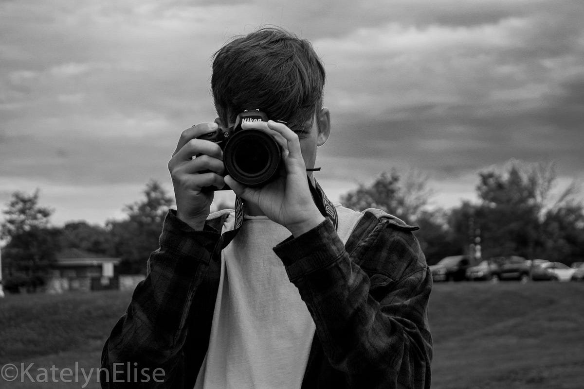 This was the third week, all our photos had to be shot in grayscale ...