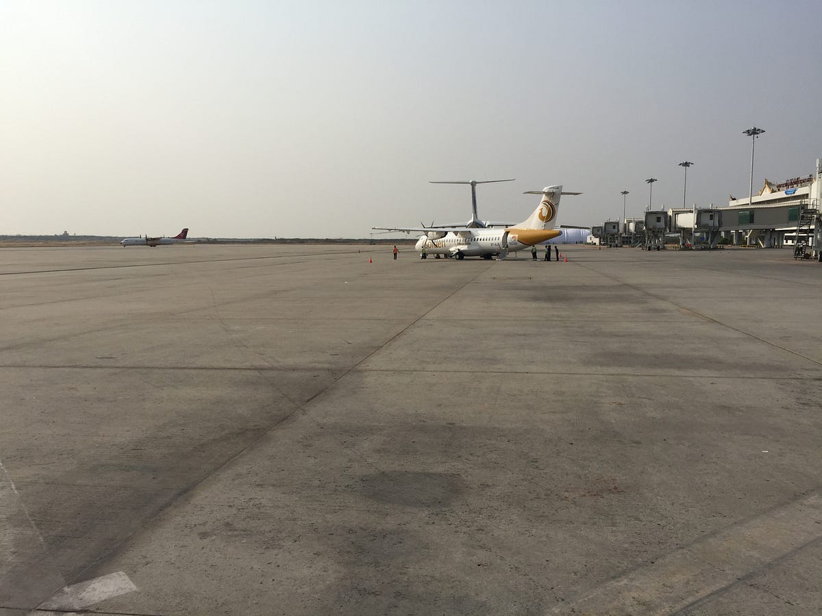 Myanmar (Burma) — Flight from Mandalay, via Heho, to Yangon (Rangoon ...