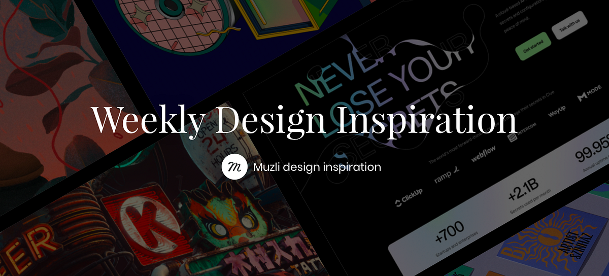 Weekly Design Inspiration #370 - Muzli - Design Inspiration