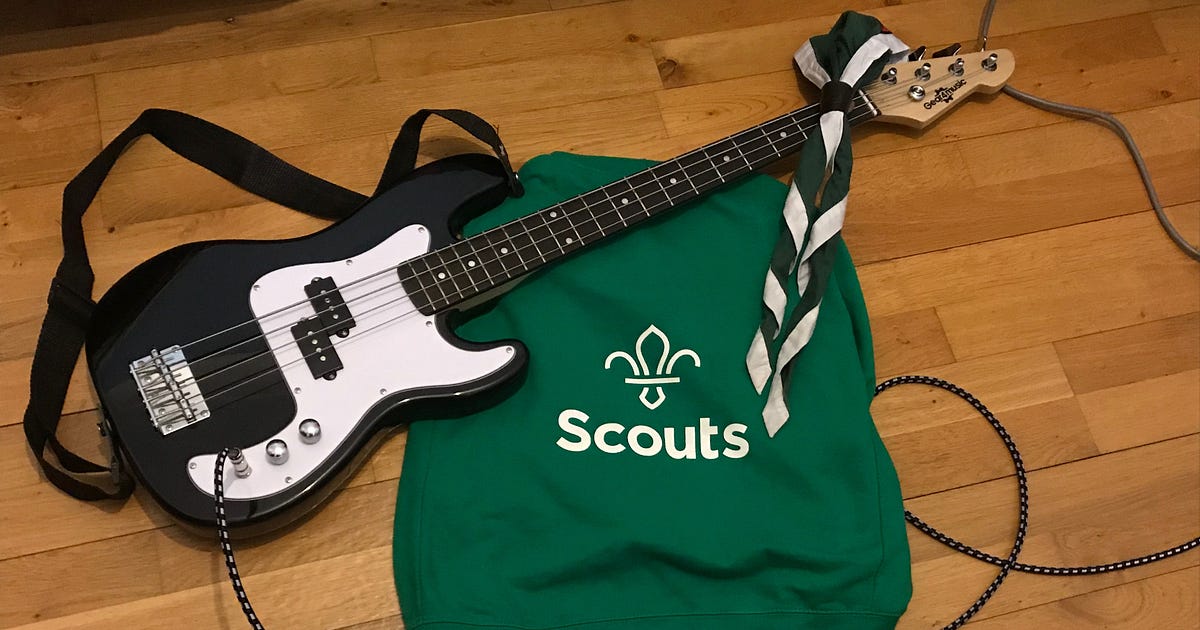 A badge, a bass and how my son learnt to never give up | by Scouts | Medium