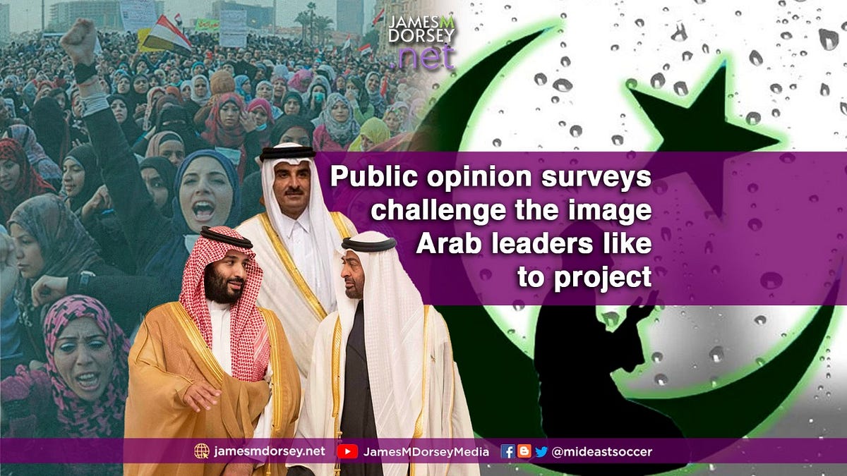 Public opinion surveys challenge the image Arab leaders like to project ...