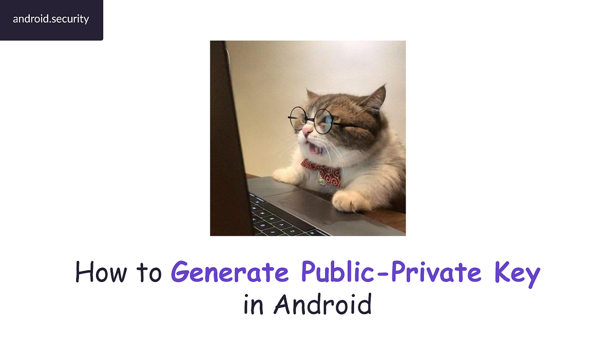 How to Generate Public-Private Key in Android | by Farhan Majid 🐾 | Medium