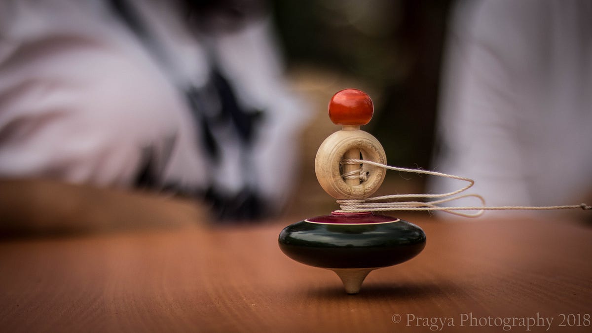 Wooden spinning lattoo!!. Of course, this is not more then a toy… | by ...