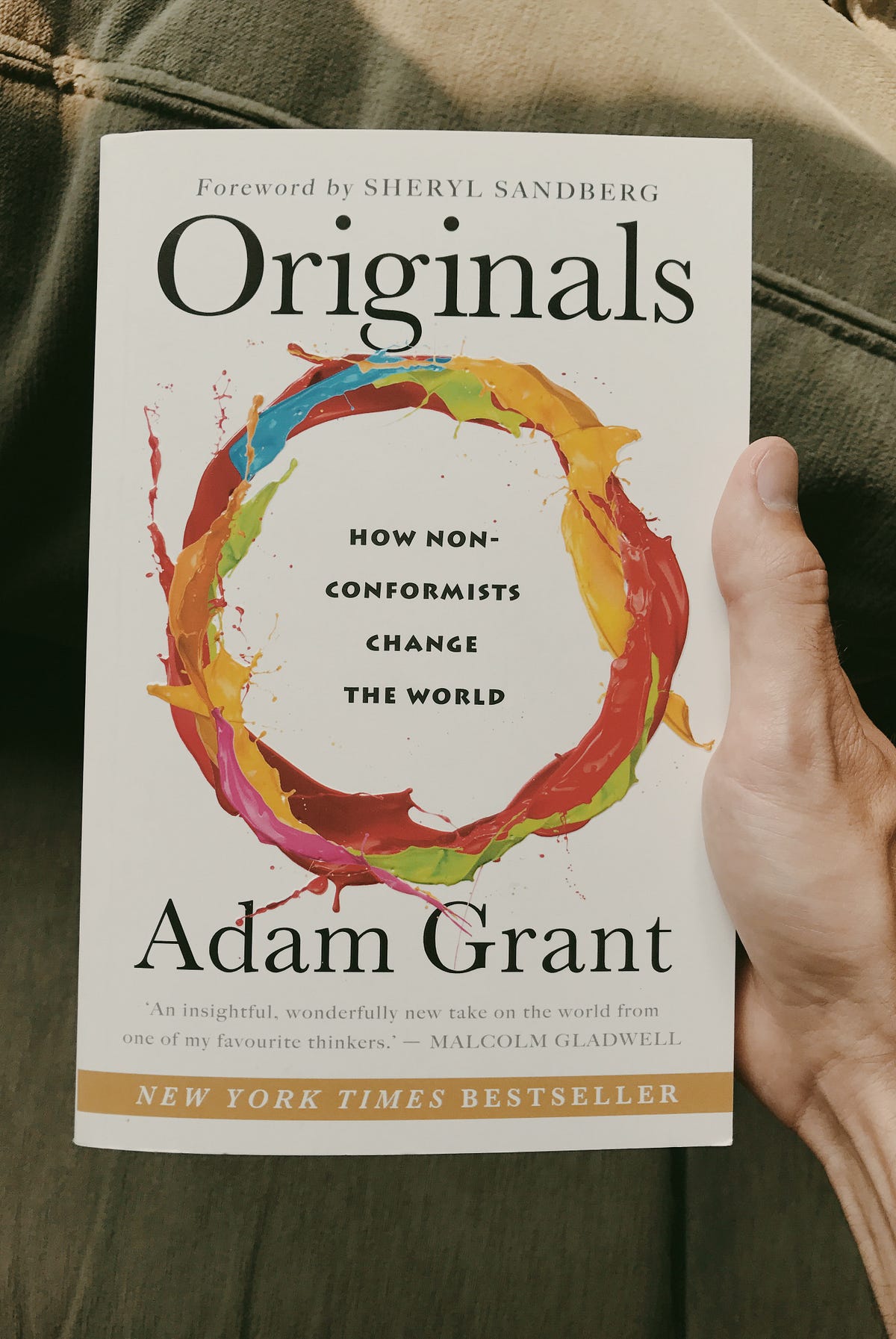 Adam Grant’s Originals. Recommended reading for those of us who… | by ...