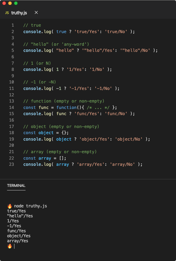Truthy Vs Falsy Values In Javascript By Uday Hiwarale Jspoint Medium