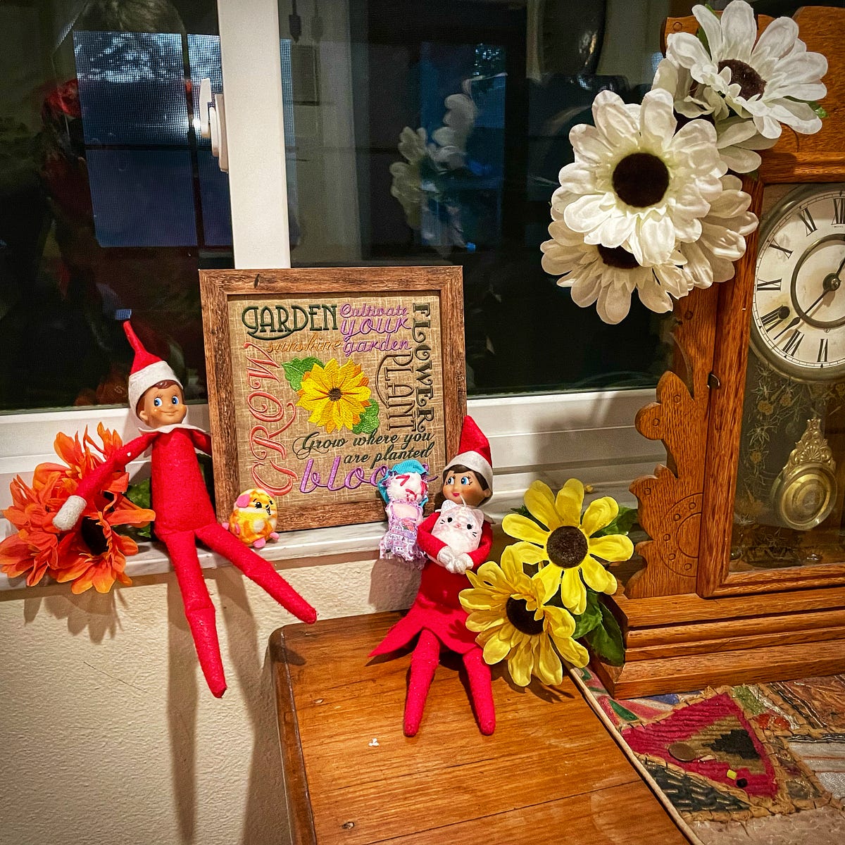 Our Elves’ Garden Party. Six Word Photo Story: “December… | by Rhonda ...