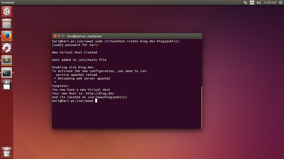 How To Set Up Apache Virtual Hosts on Ubuntu 16.04? | by Elvis Miranda | Medium
