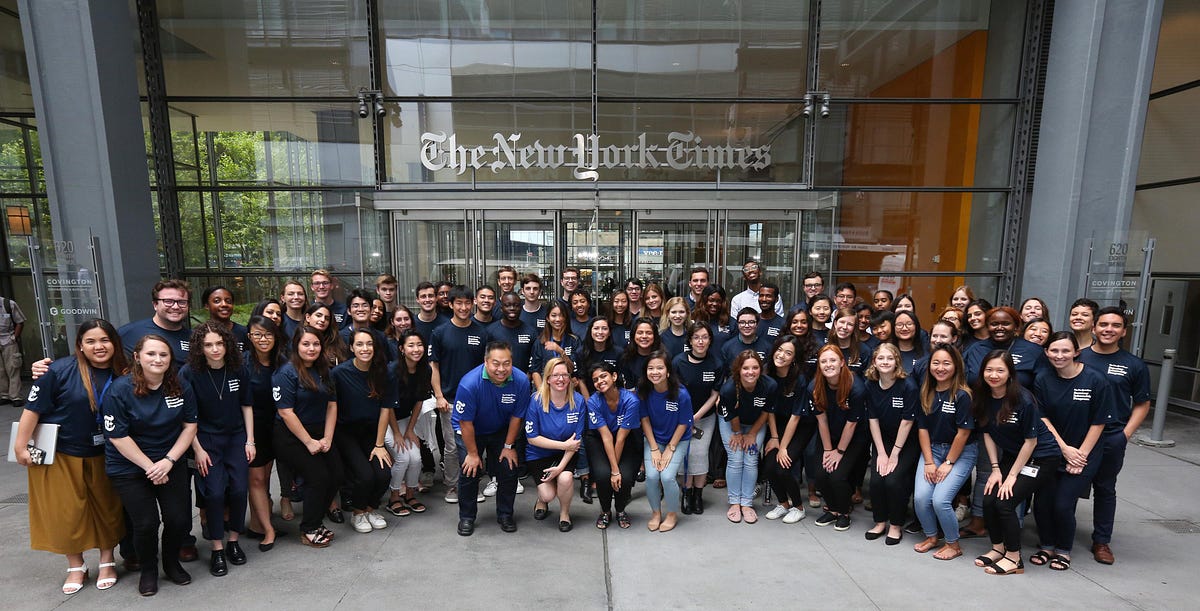 How The New York Times rebranded the internship program to attract more ...