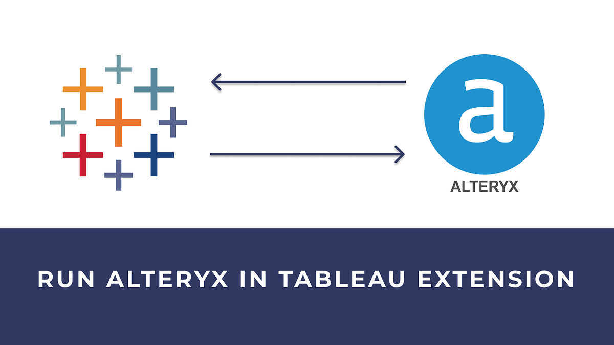 How to Run Alteryx in a Tableau Dashboard | by Andre de Vries | Medium