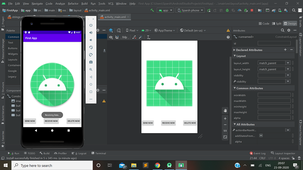 Day 3: Learning Android. This is the third day of learning… | by Sparsh ...