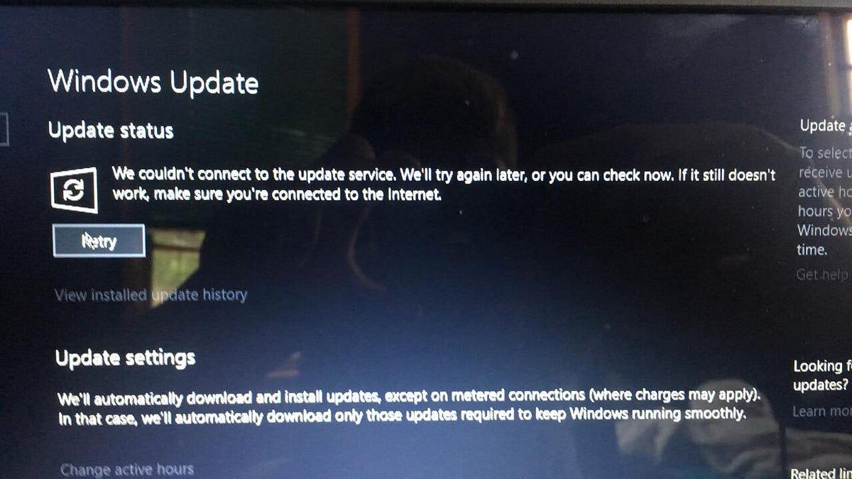 Windows 10 “we couldn’t connect to the windows update service” 2019 ...