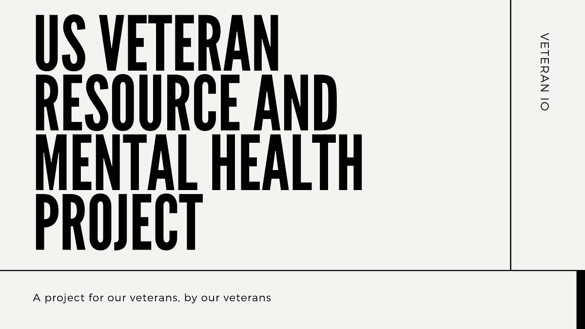 Veteran I/O: Free Veteran Resource Project | by Sean Gil | Medium