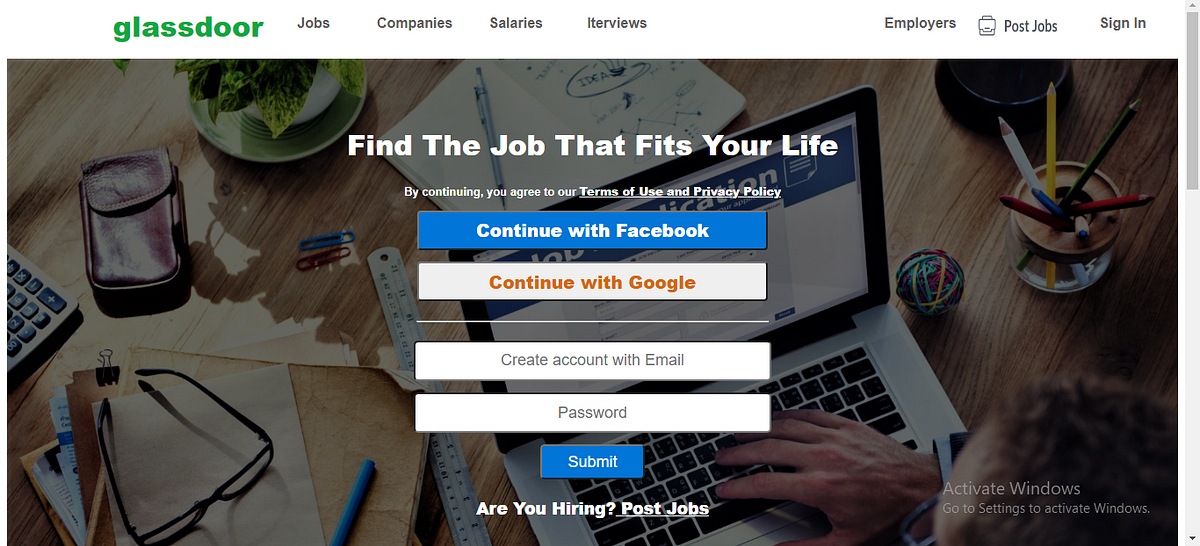 First Web Development Project : Glassdoor Clone in 6 days | by Shubham Shegokar | Medium