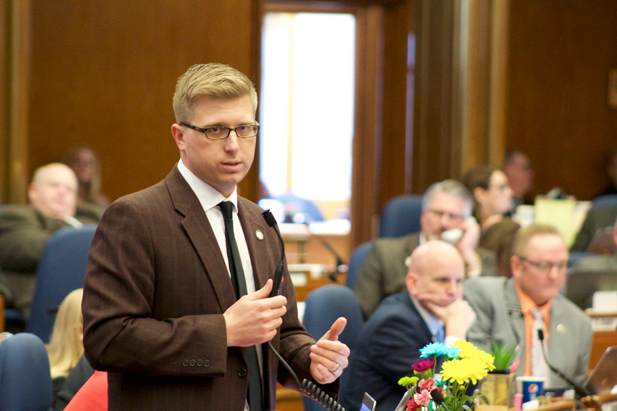 State Rep. Corey Mock: “We shouldn’t just accept the first tax proposal ...