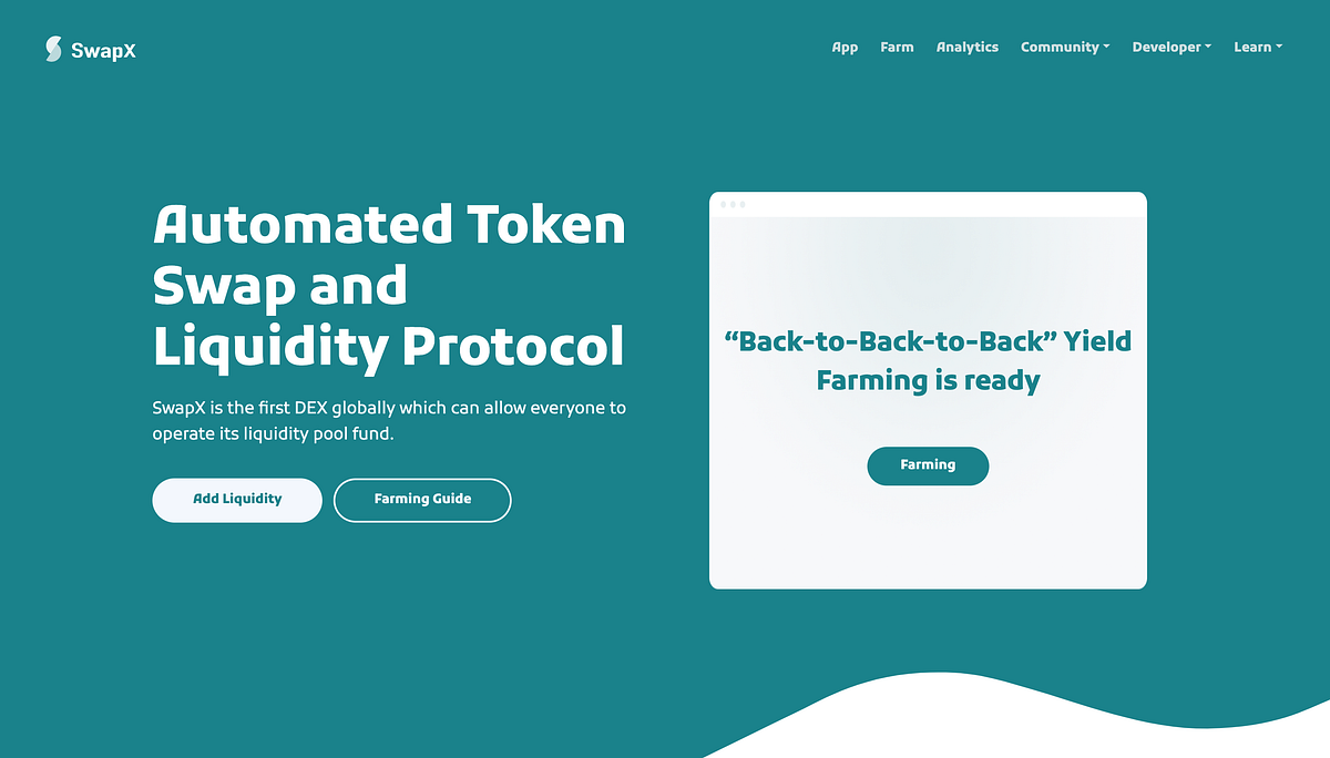 About us. SwapX is the first DEX globally which… | by SwapX | Medium