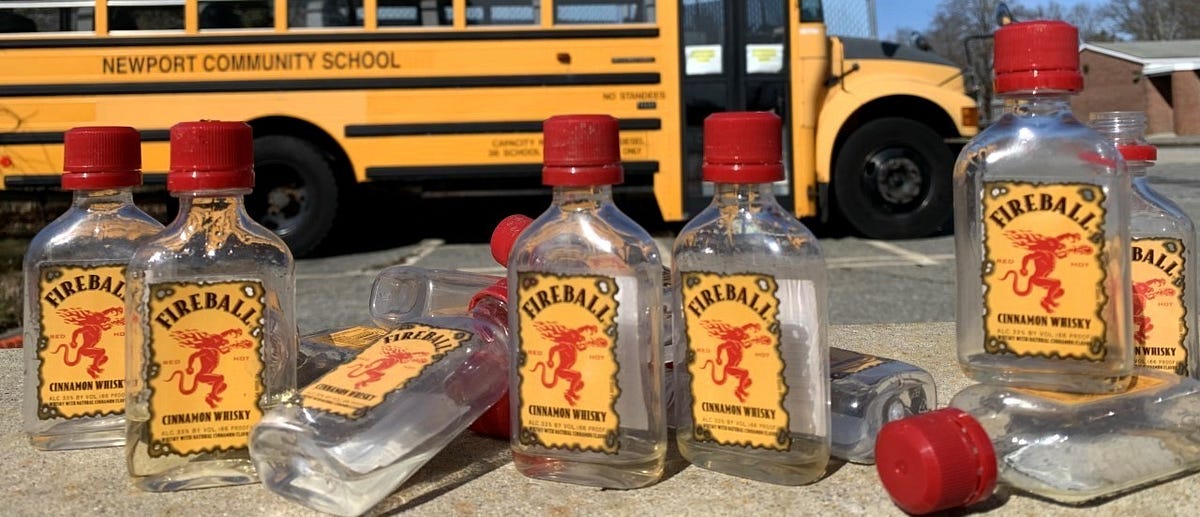 I’m The Advertising Genius That Leaves Empty Bottles Of Fireball Whisky ...
