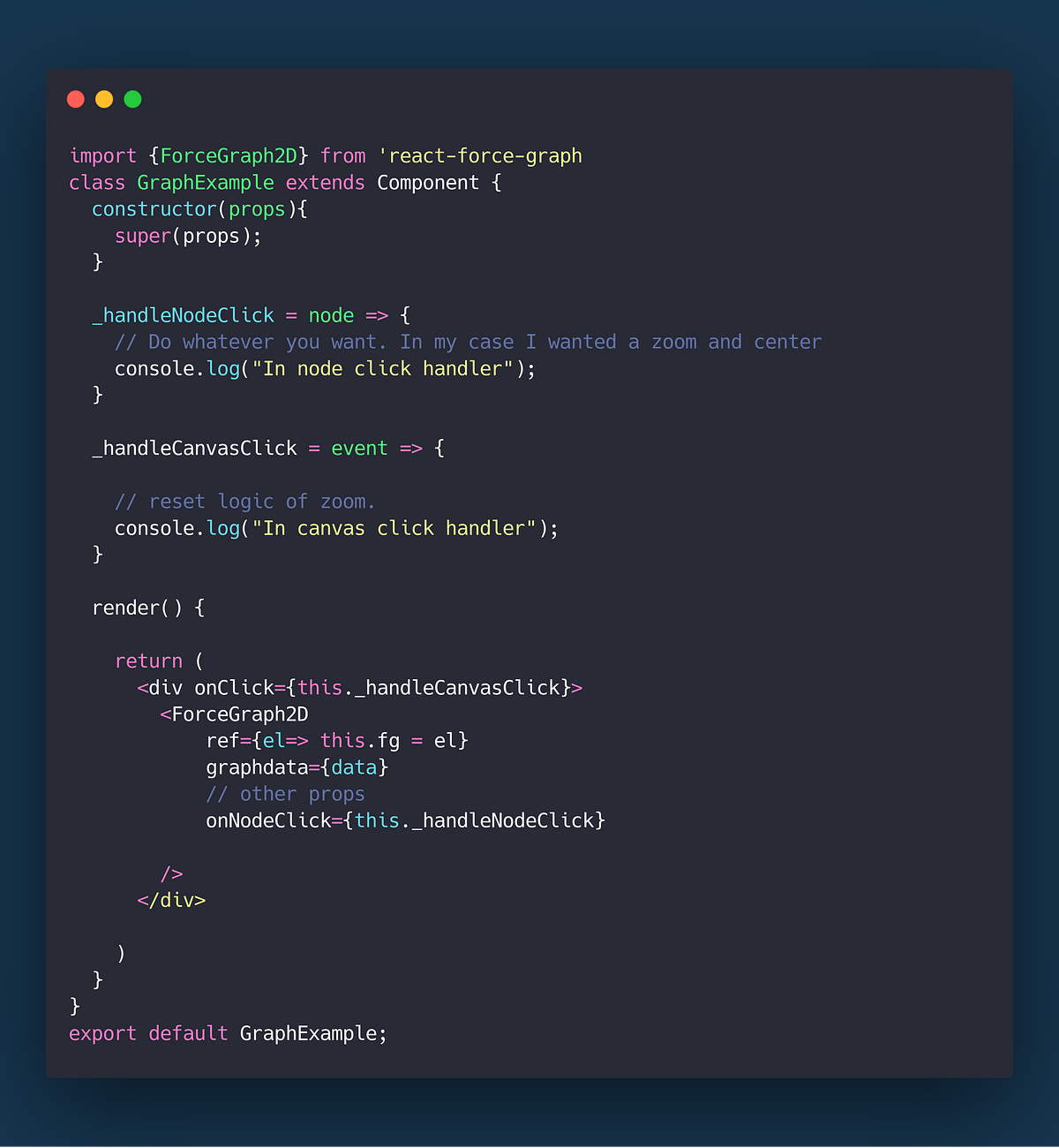 Differentiating Node & Canvas Click — React Force Graph | by Nauman ...