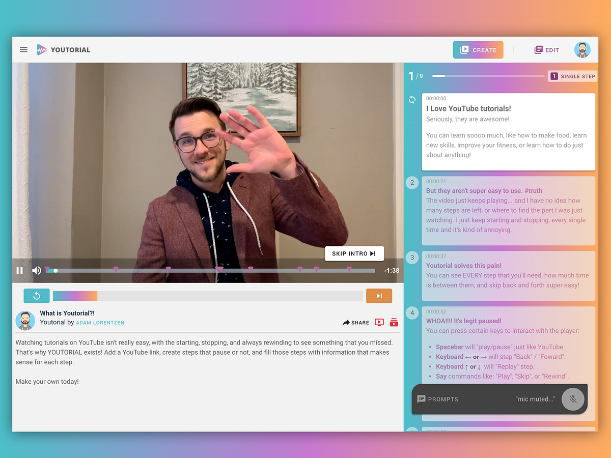 YouTube + Tutorials = Youtorial! 🎉 | by adam lorentzen | Medium