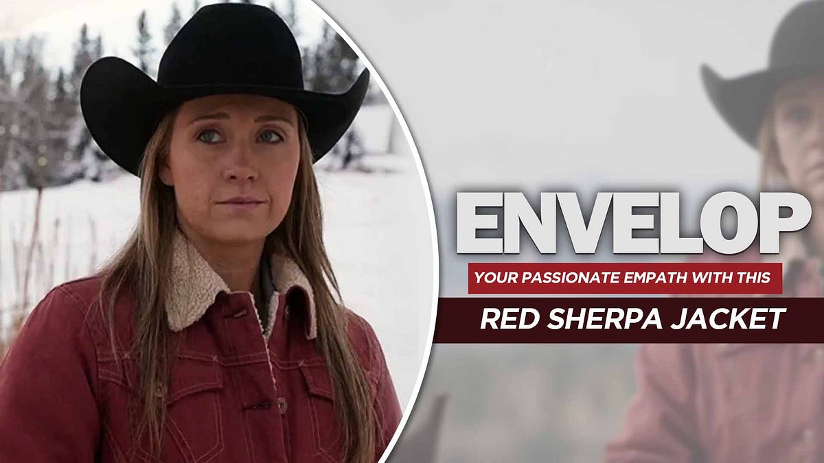 Envelop Your Passionate Empath With This Red Sherpa Jacket | by Just ...