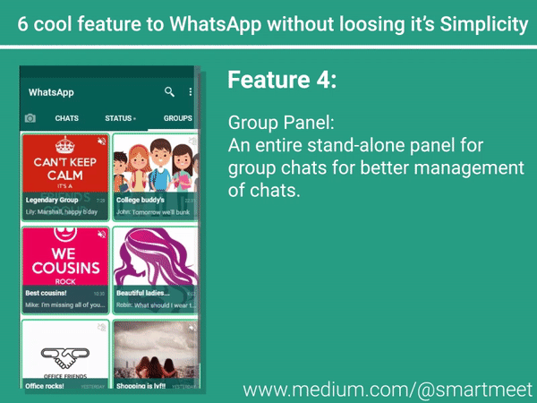 Six cool features to WhatsApp without compromising it’s “Simplicity ...