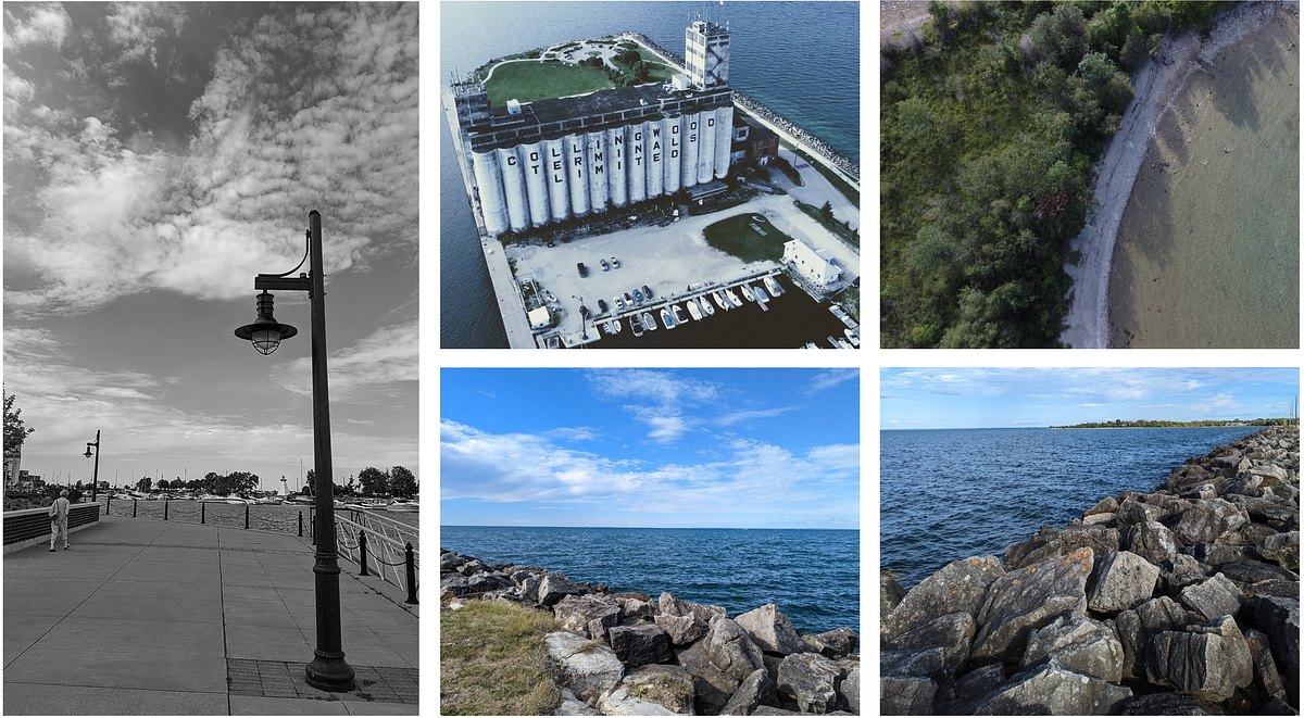 A Beautiful Stroll Around Collingwood Harbor & Stunning Aerial Views of ...