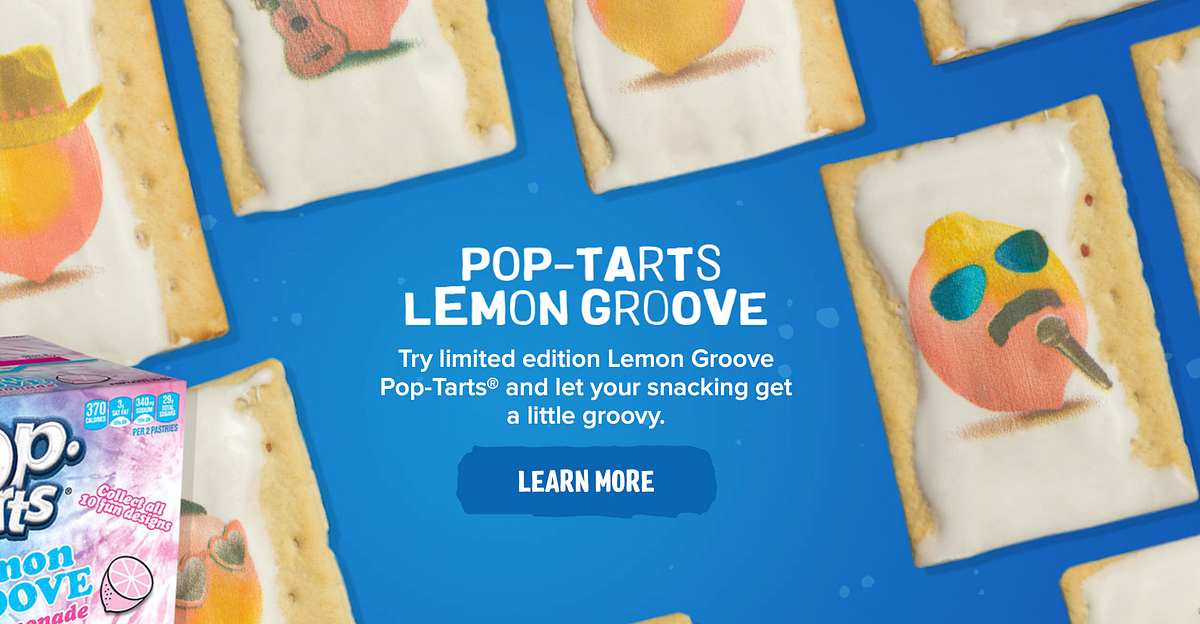 Pop Tarts’ Website UX: Focus on teens between 12 to 17 years old | by ...