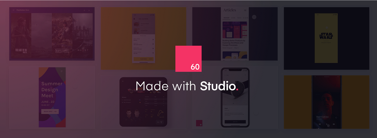 Made with Studio #60. An inspiration gallery from the… | by Muzli ...