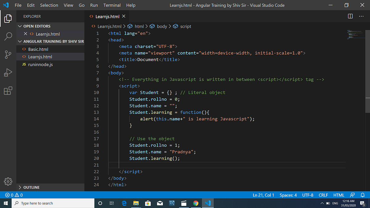 Basics of Javascript. Hello friends! So here I will tell you… | by ...