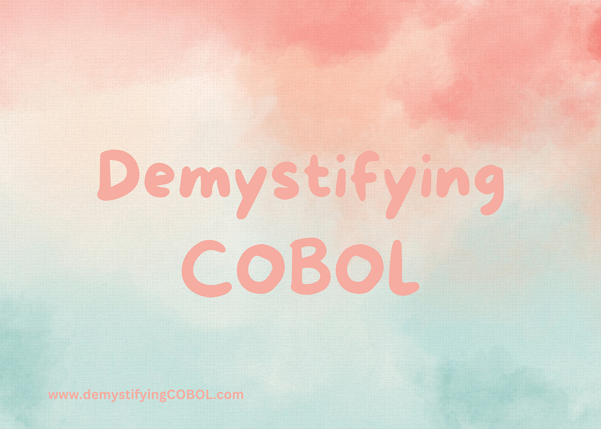 The Demystifying COBOL Publication Needs Writers | by Donna M. Jennings | Demystifying ...