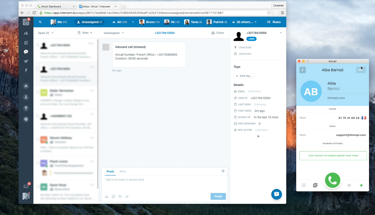 How we set up the Aircall — Intercom integration | by Miruna Mitranescu | Medium