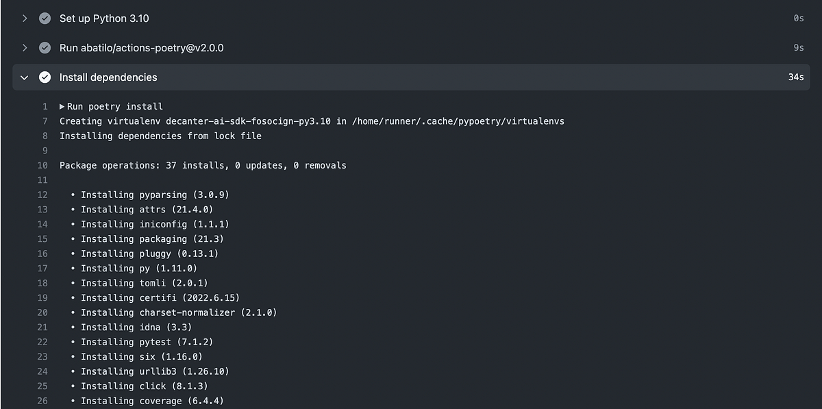 [Python Dev] 在poetry環境下使用github actions和coveralls來進行CI 之一 | by 趙昱森 | SWF Lab | Sep, 2022 | Medium