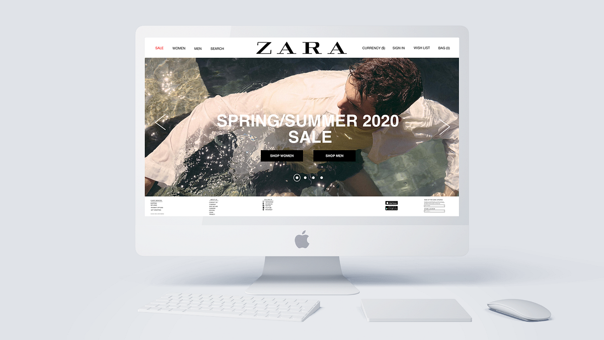 ZARA — A UI/UX Case Study. Redesigning Zara.com | by Adam Teller | Medium