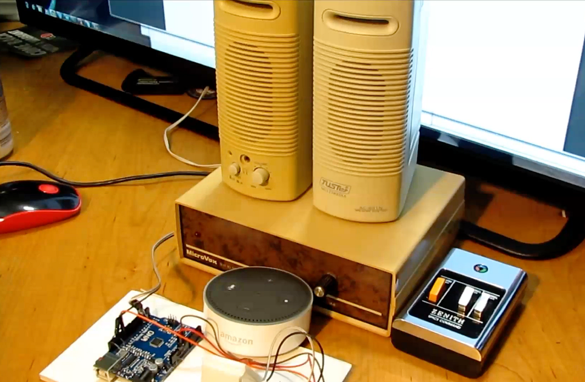 Control Alexa With an Old-School Ultrasonic Remote | by Hackster Staff ...