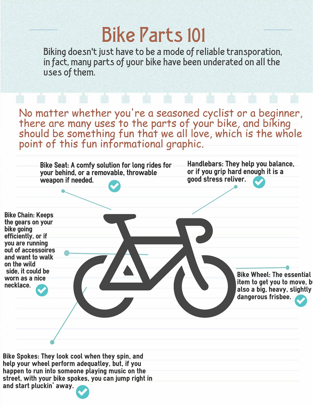 Not Your Traditional Bike Part Infographic | by Paige Brophy | Beyond ...