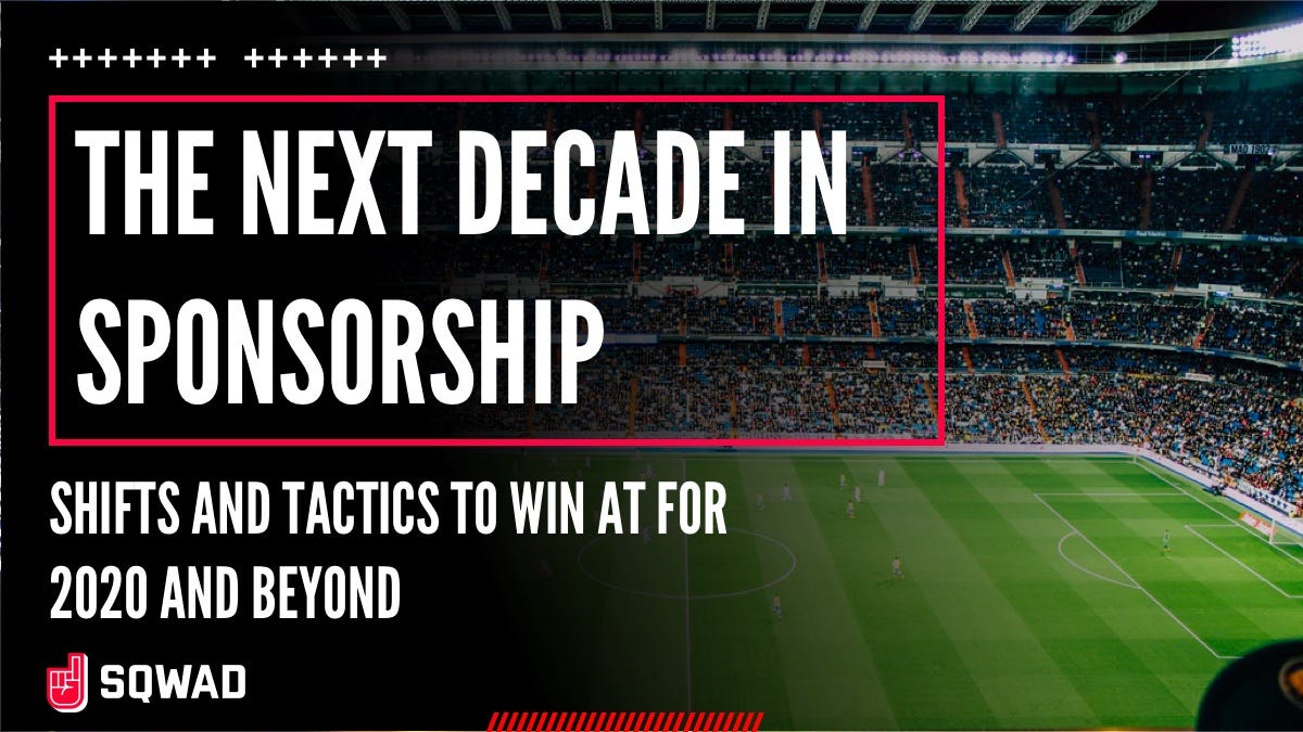 Top Shifts In Sports Sponsorship For 2020 & Beyond | by Nick Lawson ...