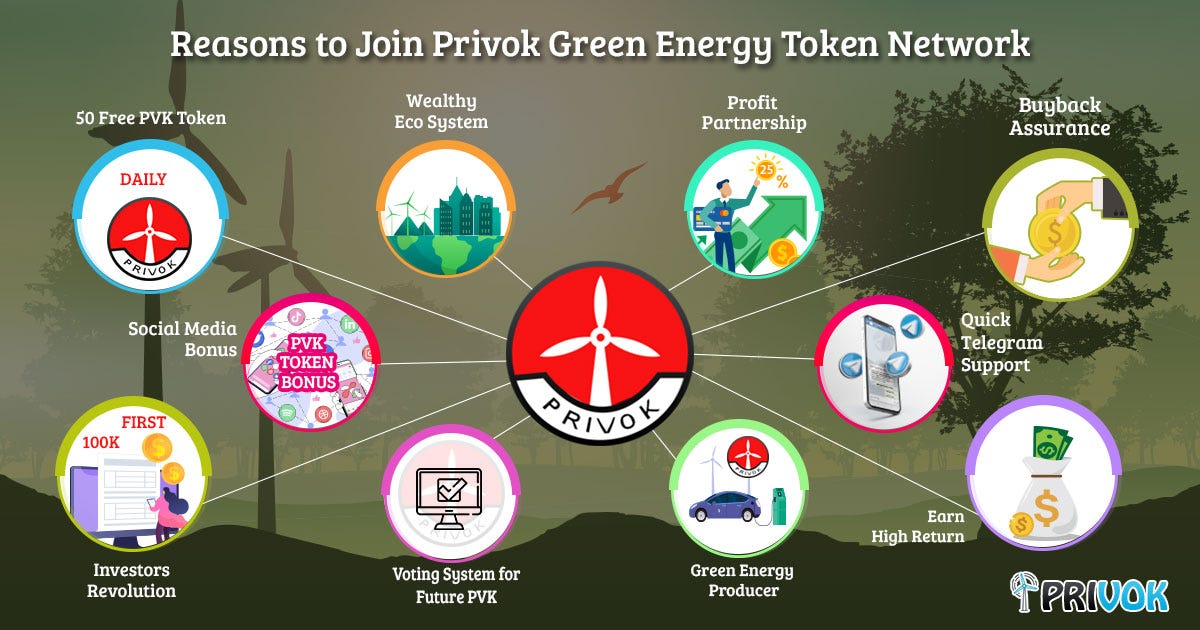 Reasons to Join Privok Green Energy Token Network | by Privok Green ...