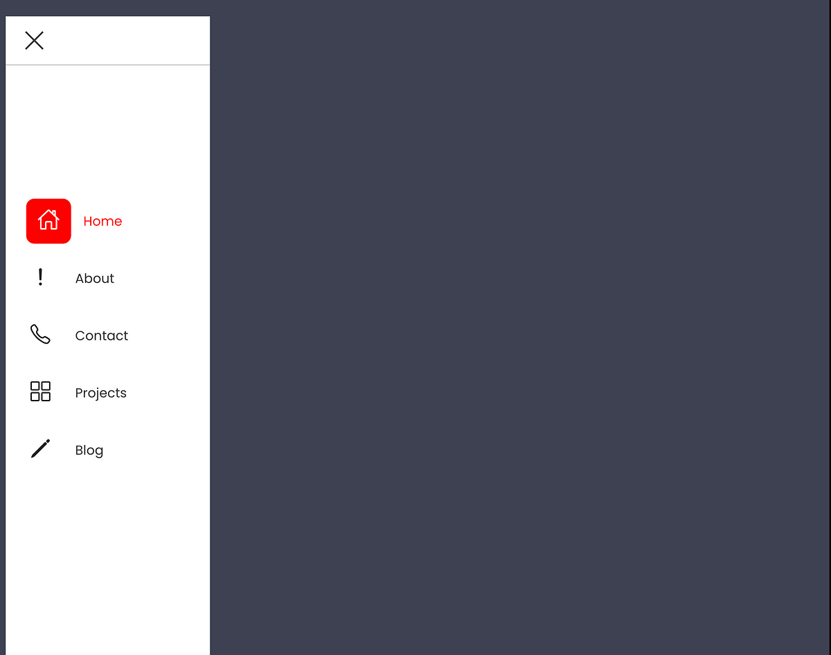 Converting vanilla front-end side-bar menu component with React | by Le ... Converting vanilla front-end side-bar menu component with React | by Le ...