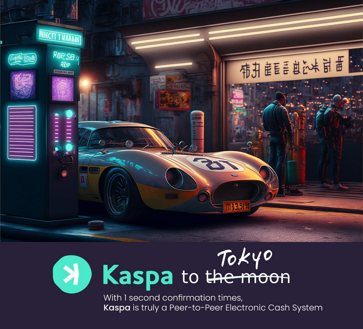 The story of “Kaspa to the m̶o̶o̶n grocery” | by Eyal Yablonka | Kaspa Currency | Feb, 2023 | Medium