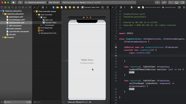 Getting Started with UITableView in Swift | by Muhammad Ariful Islam | Level Up Coding