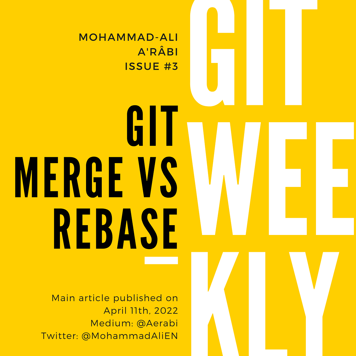 Git Merge vs Rebase. The Three Types of Merge | by Mohammad-Ali A'RÂBI ...