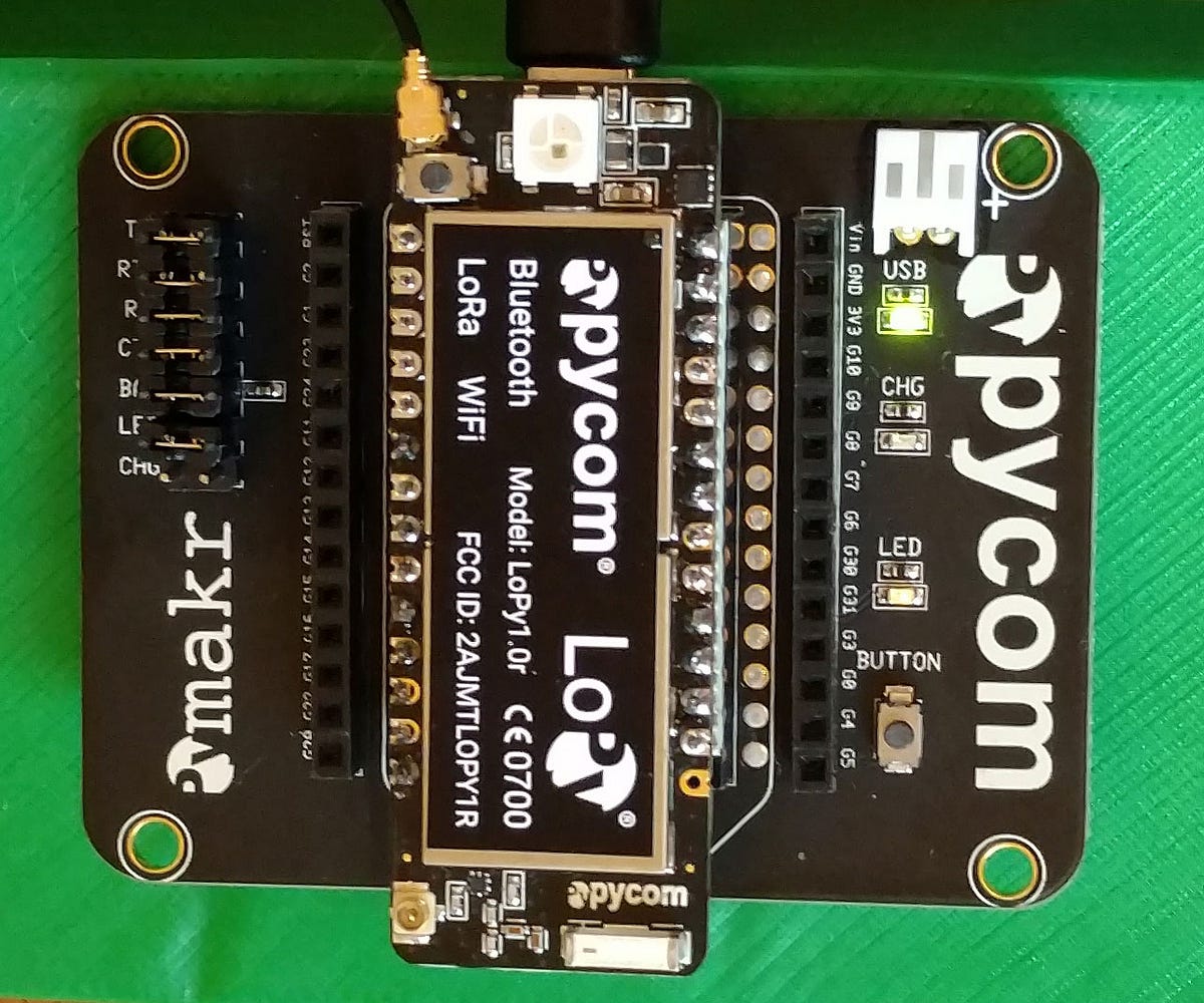 The Pycom LoPy Long Range Transceiver | by Mark Zachmann | Home Wireless | Medium