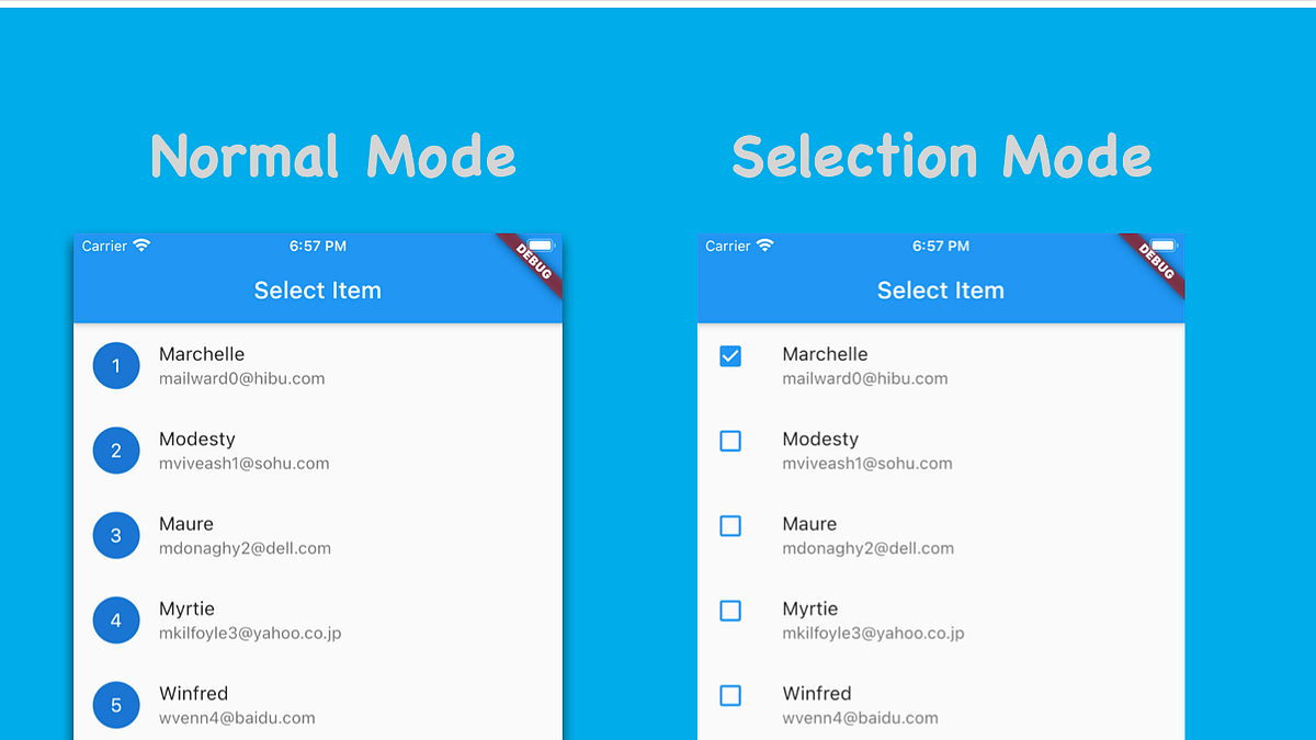 Flutter Select Item of List. Sometimes we want to select more than… | by Nitish Kumar Singh | Medium