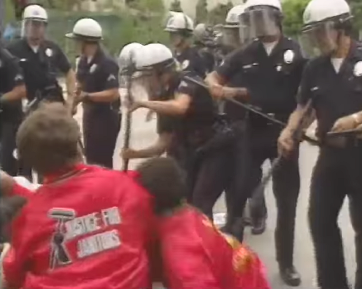 WHEN POLICE BEAT JANITORS — BUT JANITORS WON JUSTICE | by SEIU | Labor ...