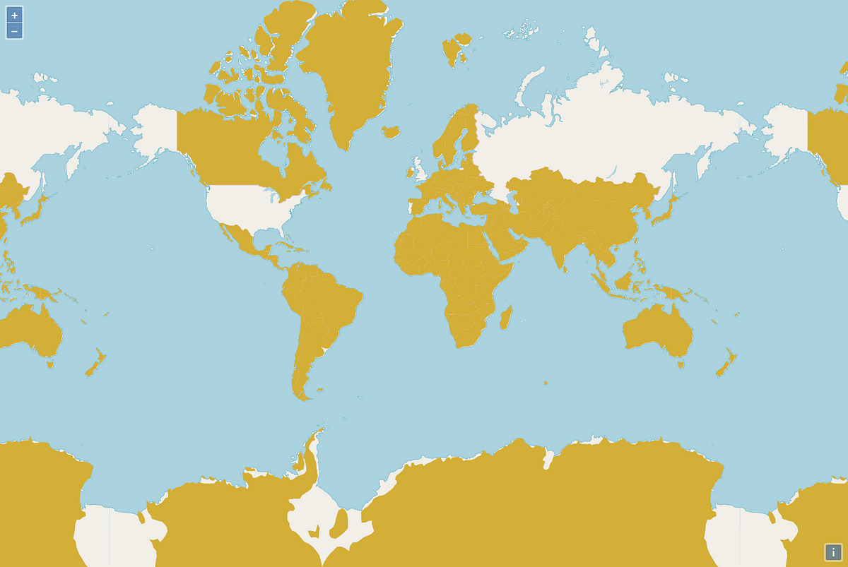 Creating A Scratch Map Using Javascript And Openlayers 5 By Bernardo