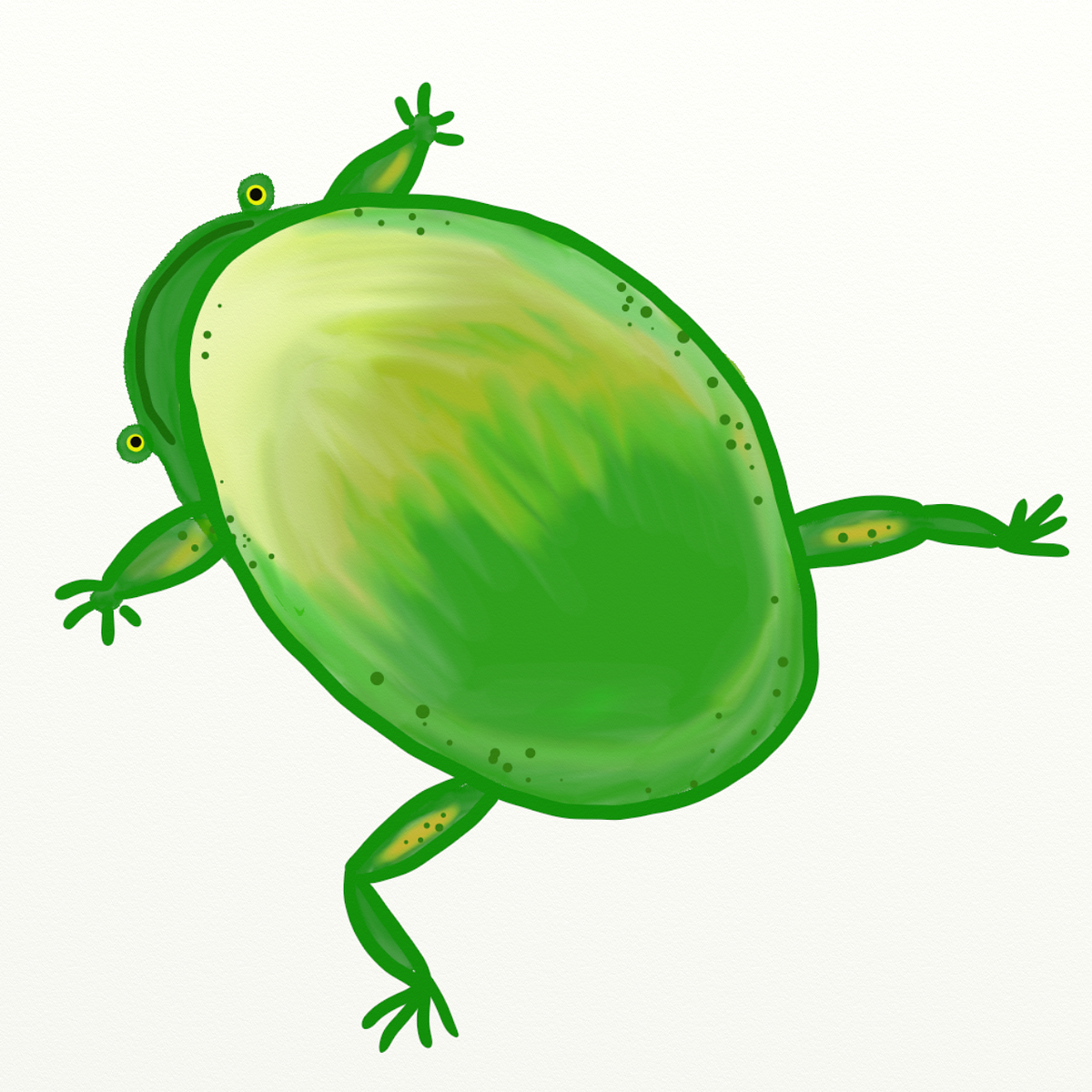 The Very Fat Bullfrog. Up stream, where the creek ran wide… | by The ...