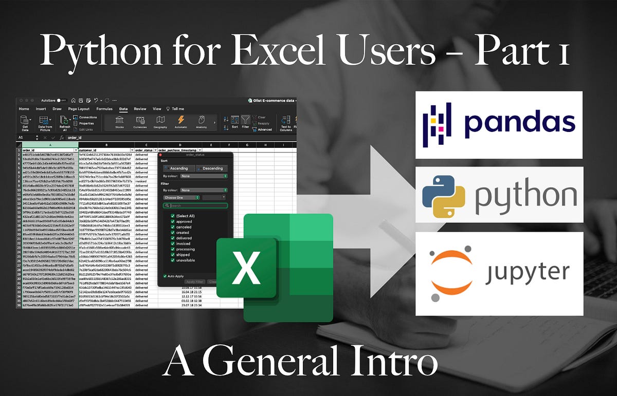 Python for Excel Users — Part 1. Getting started with dealing with data ...