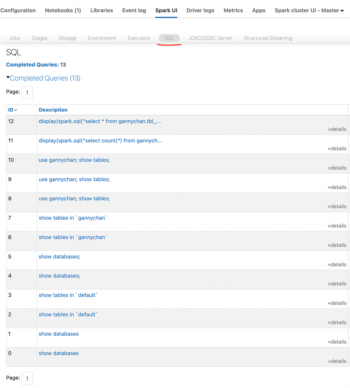 Databricks: Name your queries. SQL tab under SparkUI is the most… | by ...