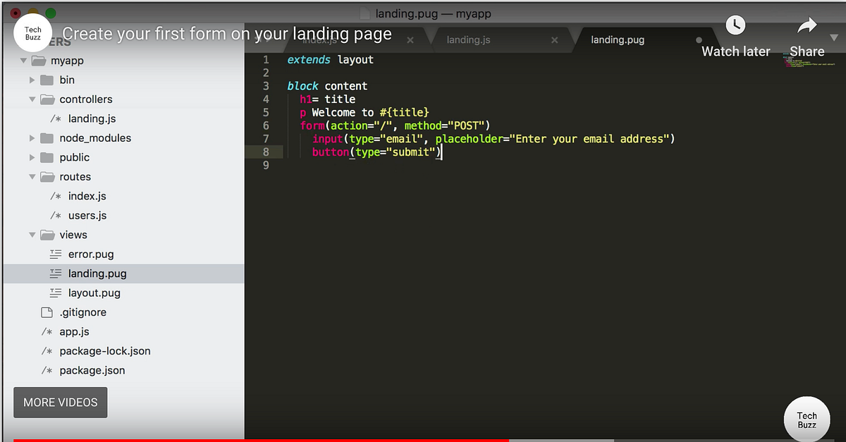 12 — Create your first form on your landing page | by Bahadir Balban ...
