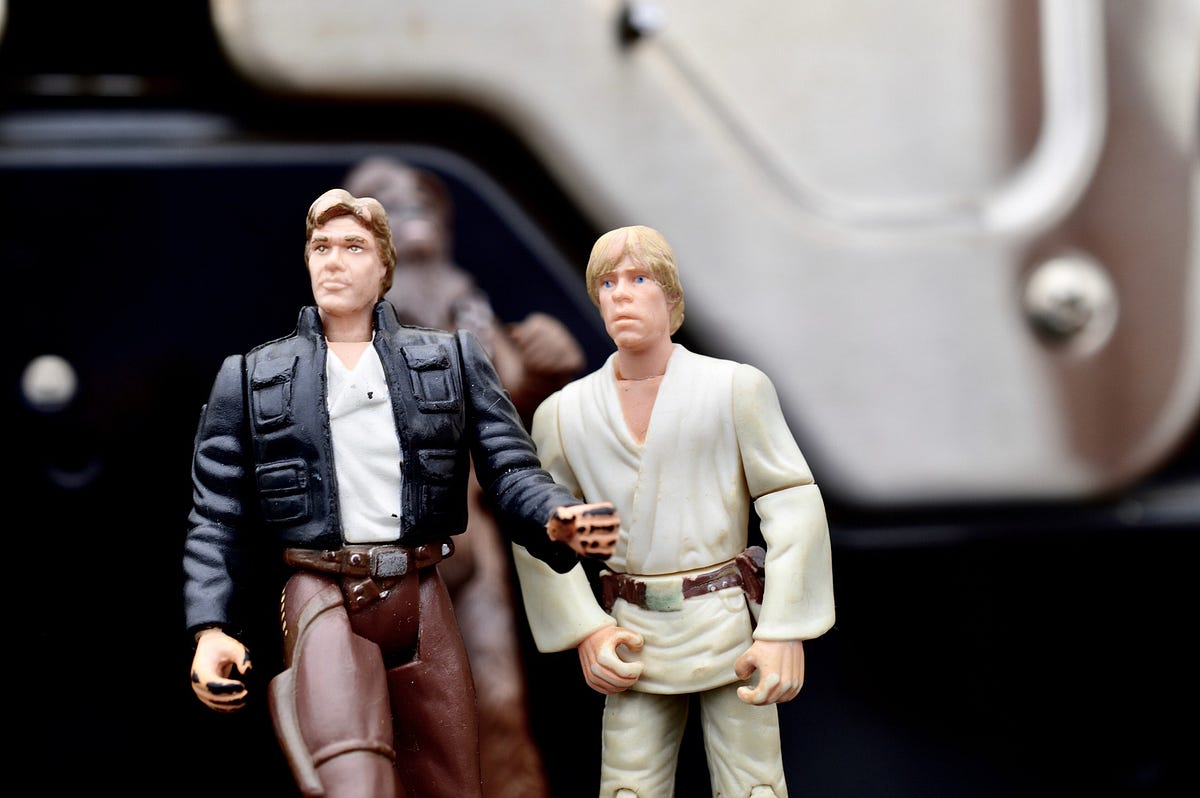 Plastic Han Solo. Remember those days burying plastic… | by Francine ...