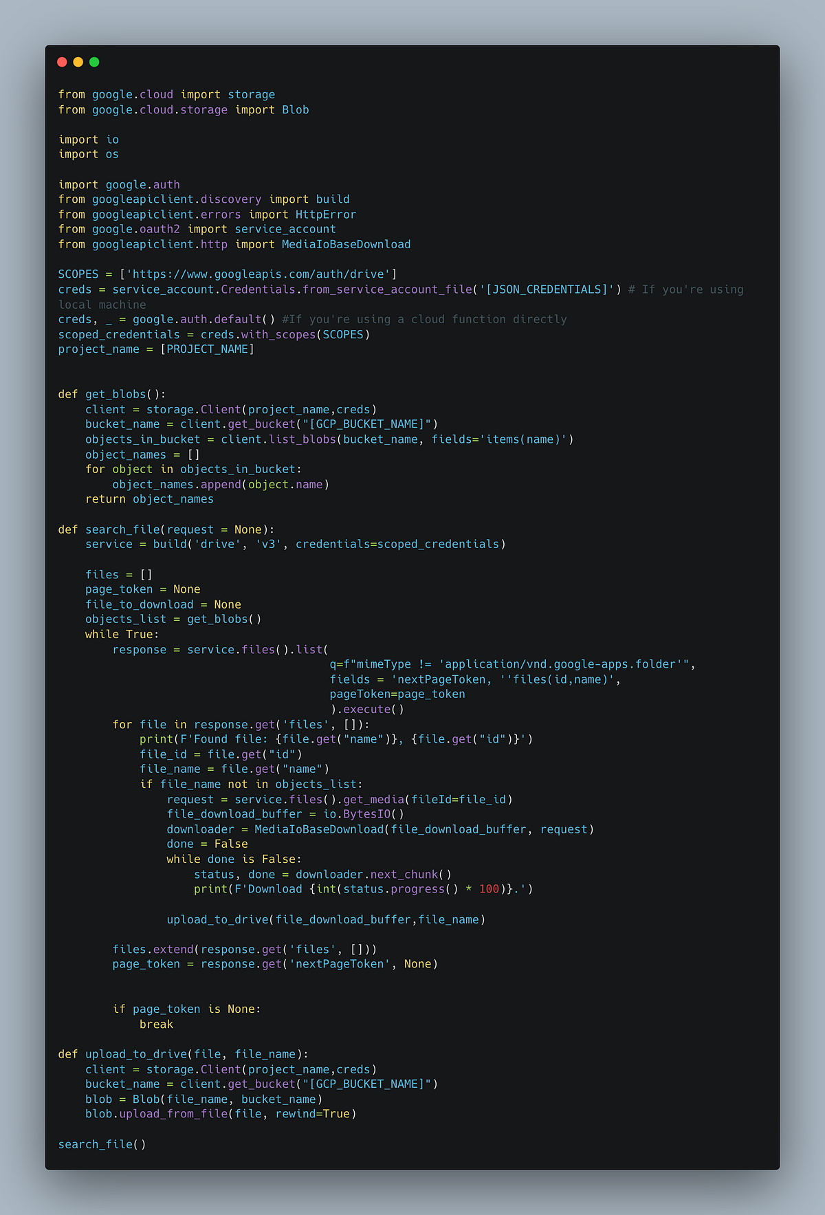 Automate data ingestion from Google Drive to Google Cloud Storage | by ...